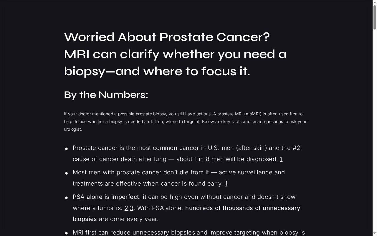 Prostate Cancer Education